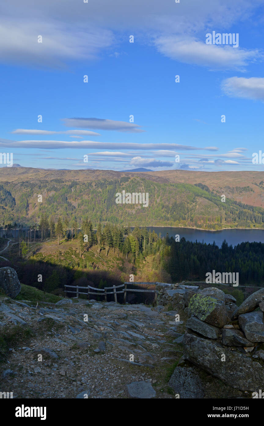 Helvellyn path to summit Stock Photo - Alamy