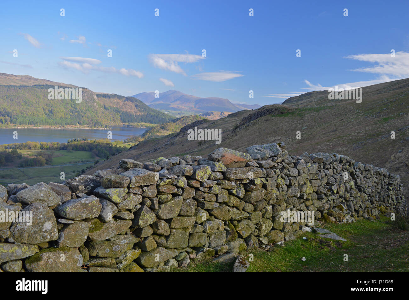 Helvellyn path to summit Stock Photo - Alamy