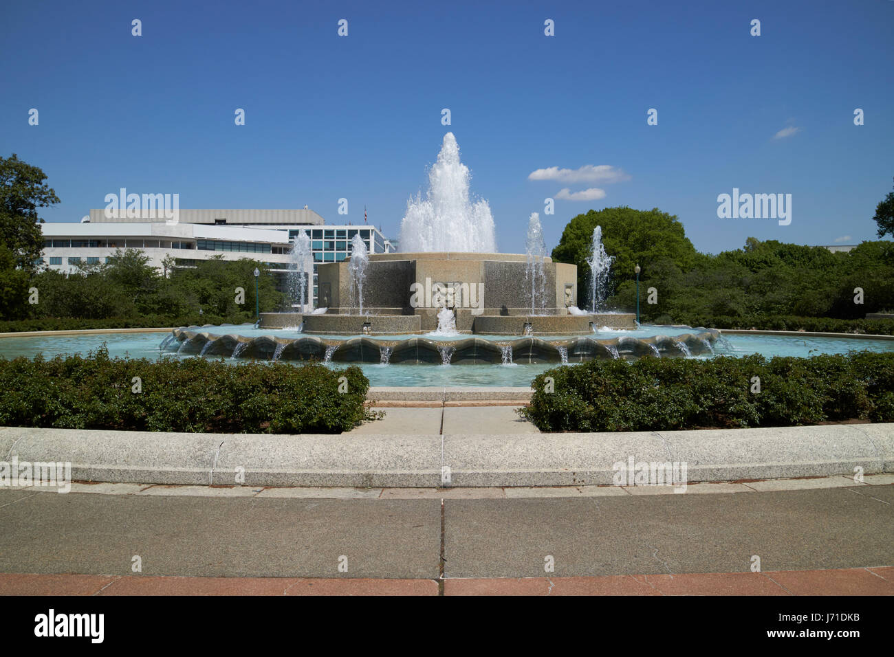 the senate garage fountain Washington DC USA Stock Photo - Alamy