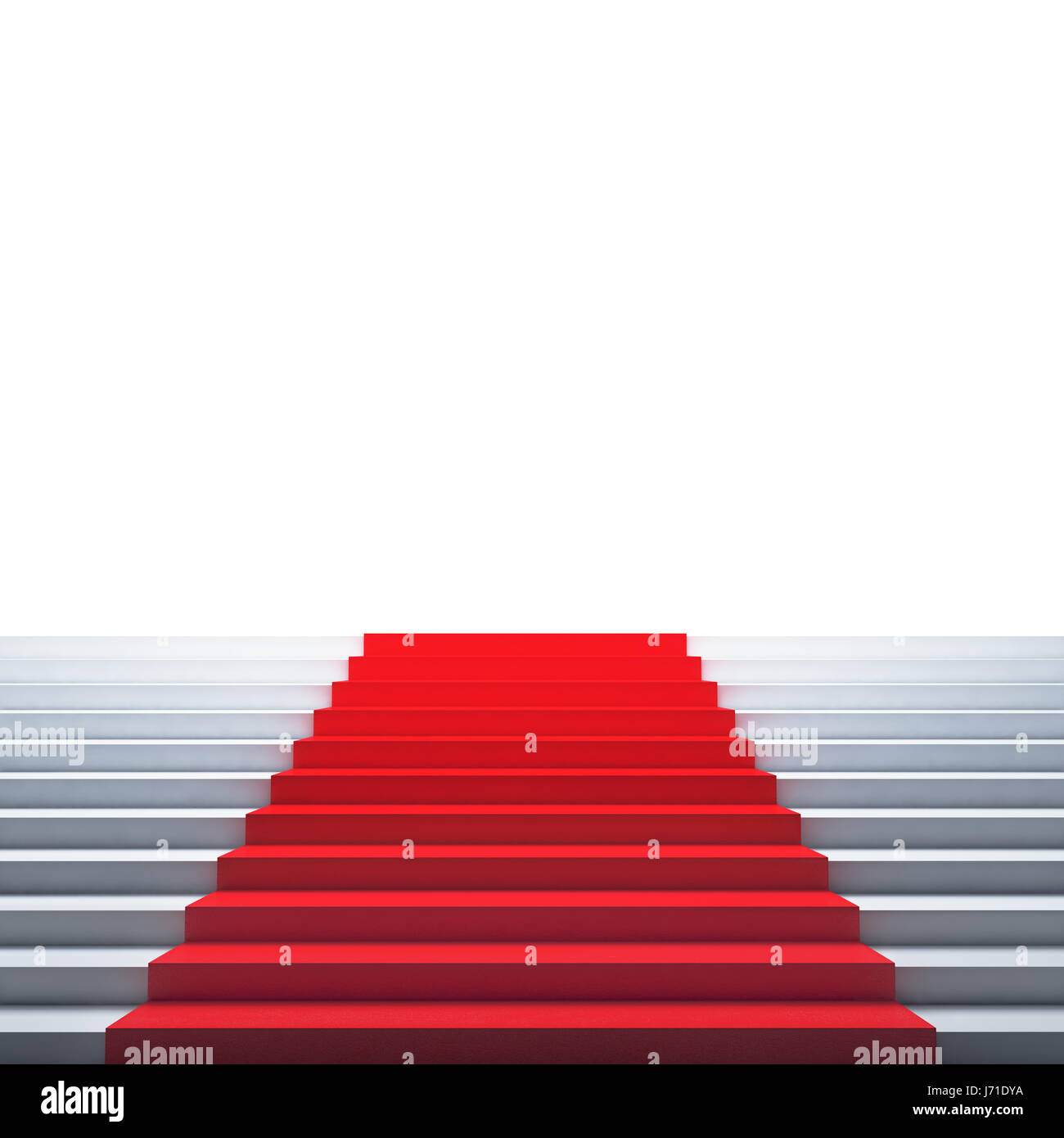 Stairs with red carpet Stock Photo - Alamy