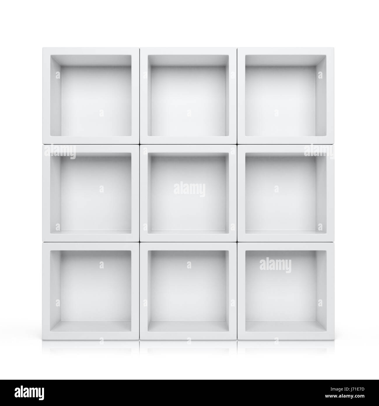 Shelves isolated on clean white background Stock Photo - Alamy