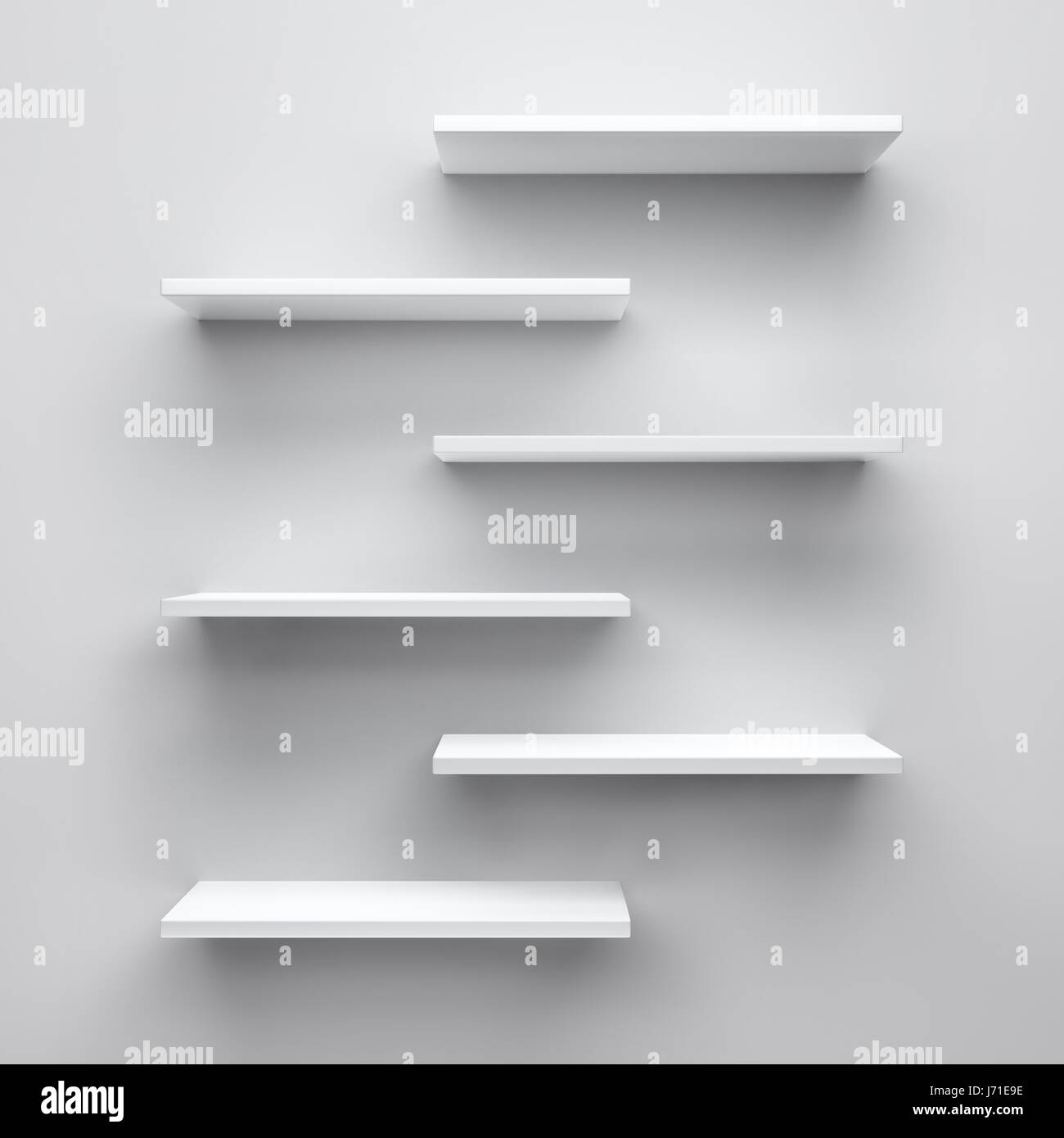 Shelves on clean background Stock Photo - Alamy