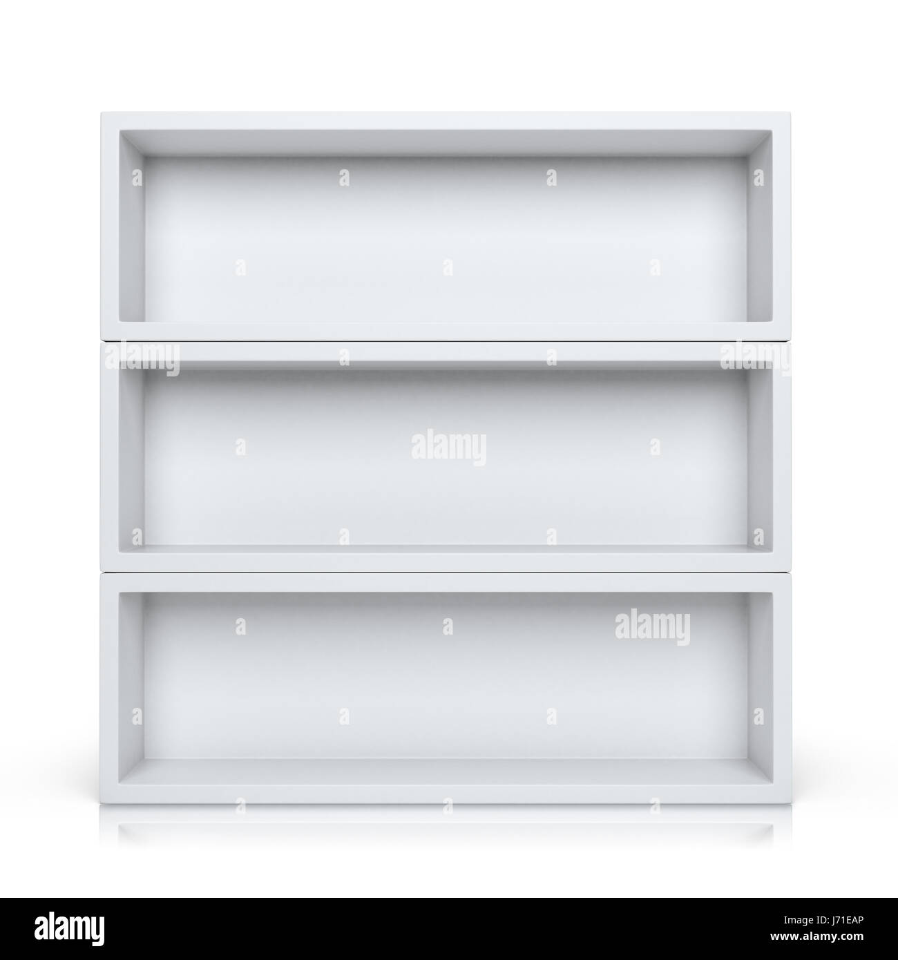 Shelves isolated on clean white background Stock Photo - Alamy