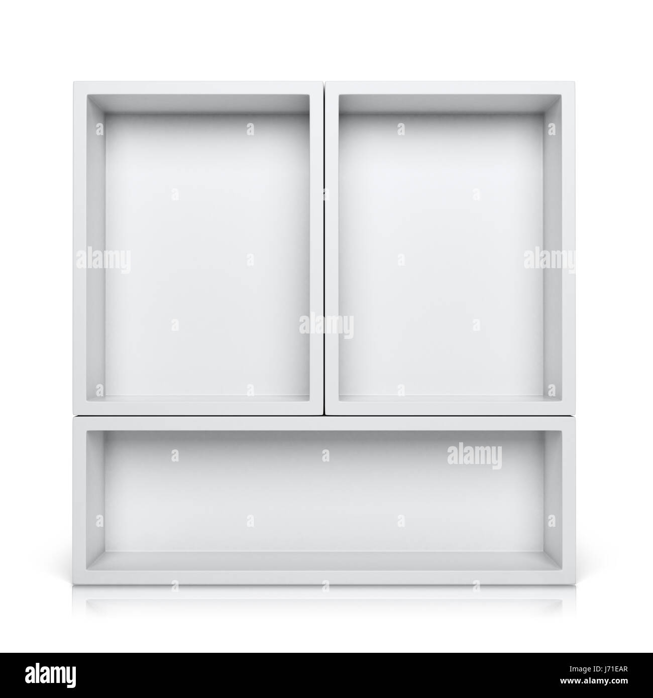 Shelves isolated on clean white background Stock Photo - Alamy