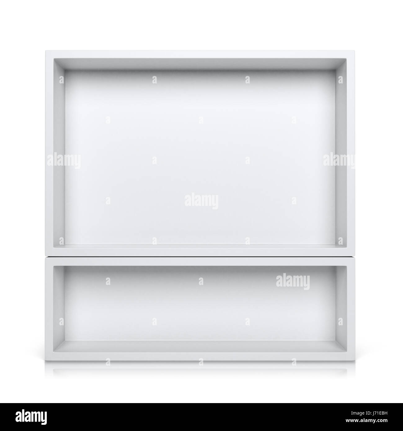 Shelves isolated on clean white background Stock Photo - Alamy
