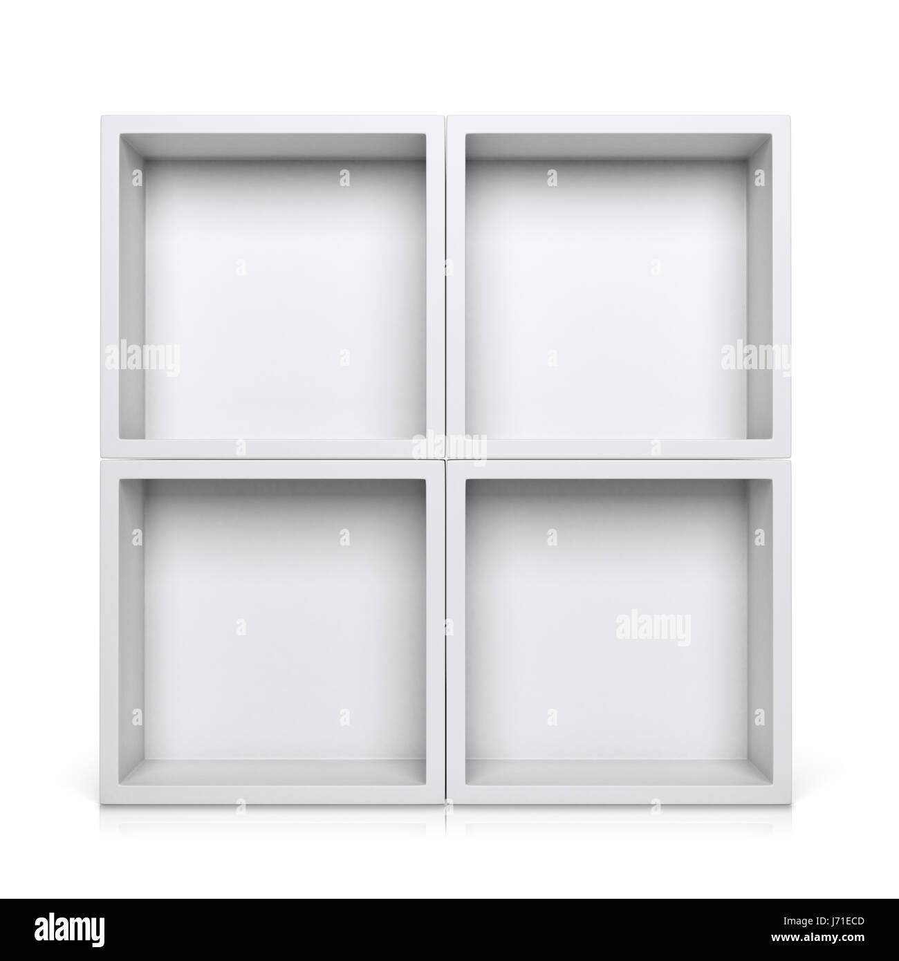 Shelves isolated on clean white background Stock Photo - Alamy