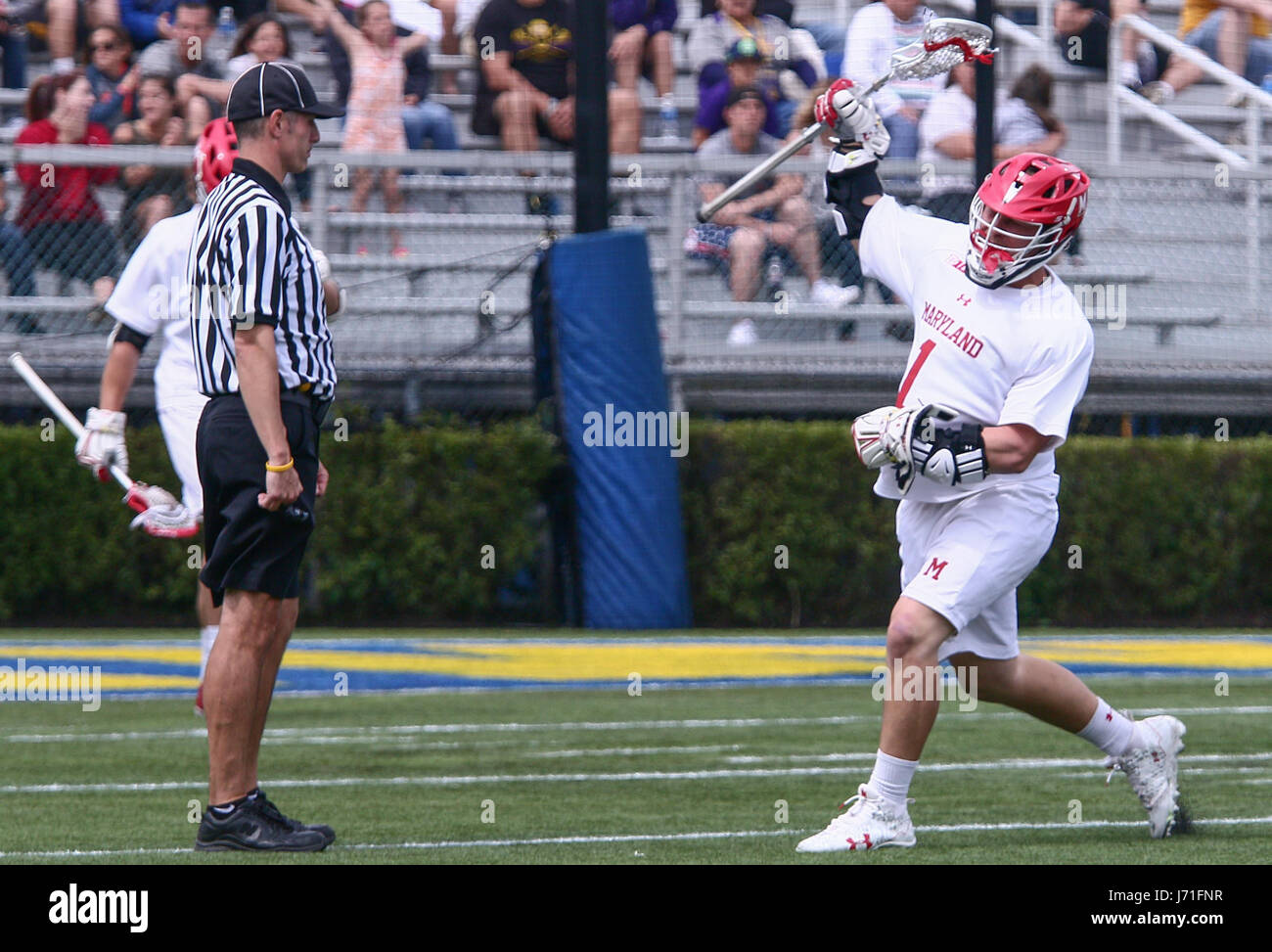 Newark, DE, USA. 21st May, 2017. University of Maryland Attackman MATT ...