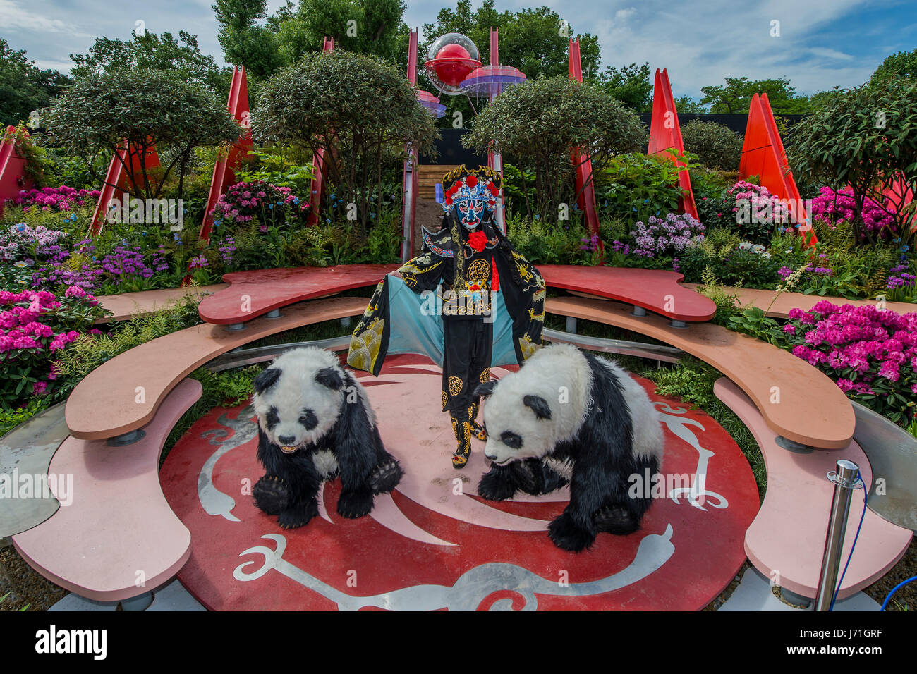 London, UK. 22nd May, 2017. Pandas arrive on The Silk Road, Chengdu ...