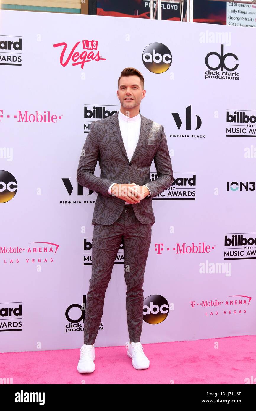 AJ Gibson at arrivals for Billboard Music Awards 2017 - Arrivals 3, T ...