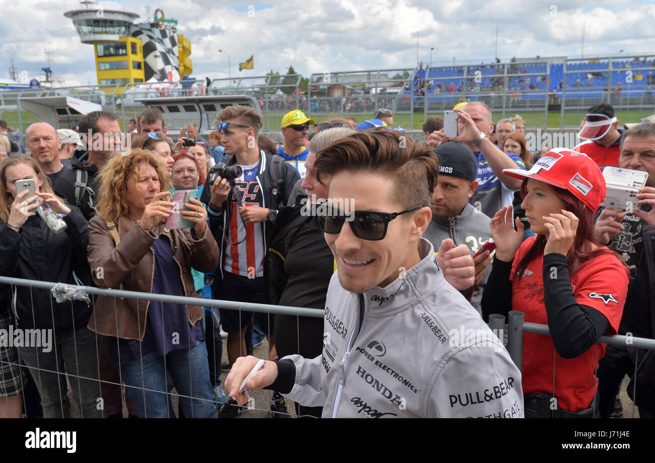 Hohenstein-Ernstthal, Germany. 09th July, 2015. US MotoGP rider Nicky ...