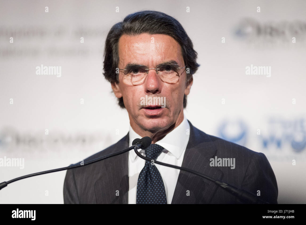 New York, NY, USA. 21st May, 2017. JOSE MARIA AZNAR, Former Prime ...