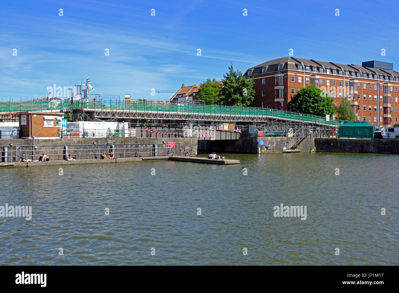 Bristol, UK. 22nd May, 2017. Prince Street Bridge reopens to ...