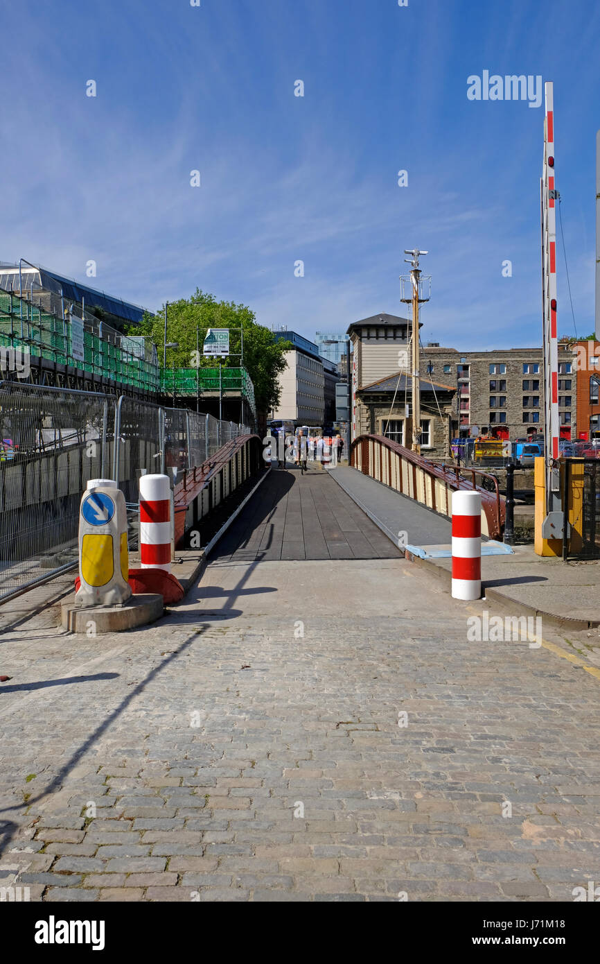 Bristol, UK. 22nd May, 2017. Prince Street Bridge reopens to ...