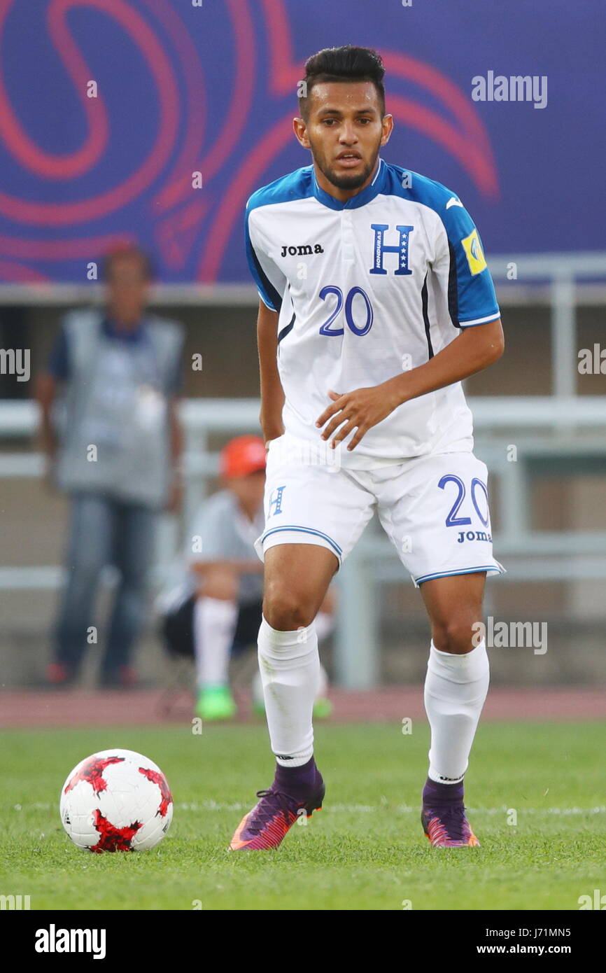 Cheonan, South Korea. 22nd May, 2017. Jorge Alvarez (HON) Football ...