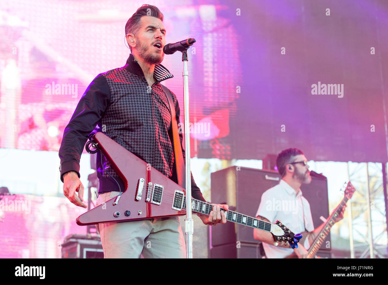 Carson, California, USA. 20th May, 2017. NICK HEXUM and AARON WILLS of ...