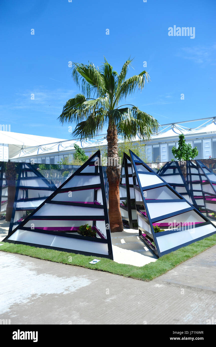 London, UK. 22nd May, 2017. The Bermuda Triangle Garden (designed by ...