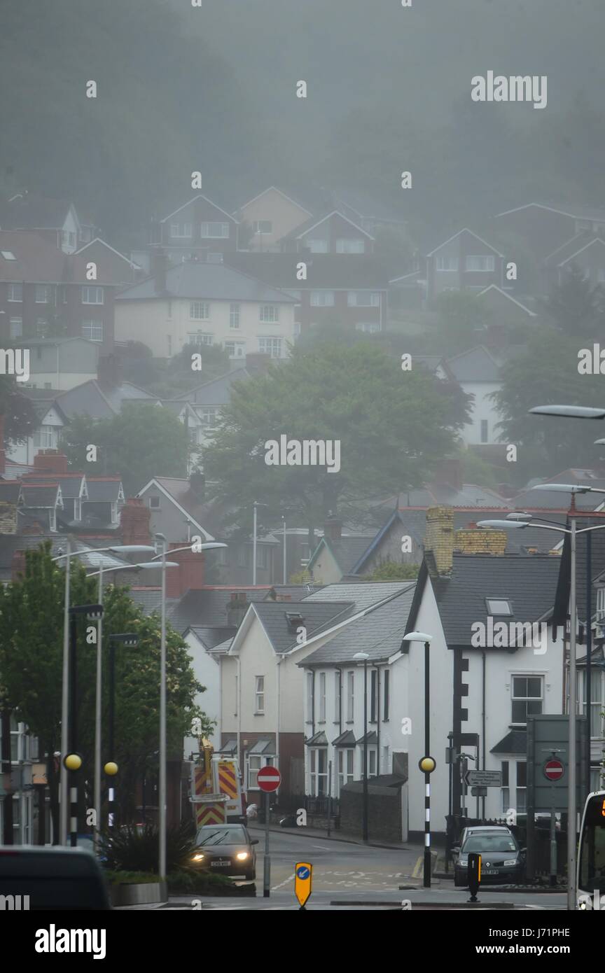 Aberystwyth Wales Uk, Tuesday 23 May 2017 UK Weather: A dull, misty and ...