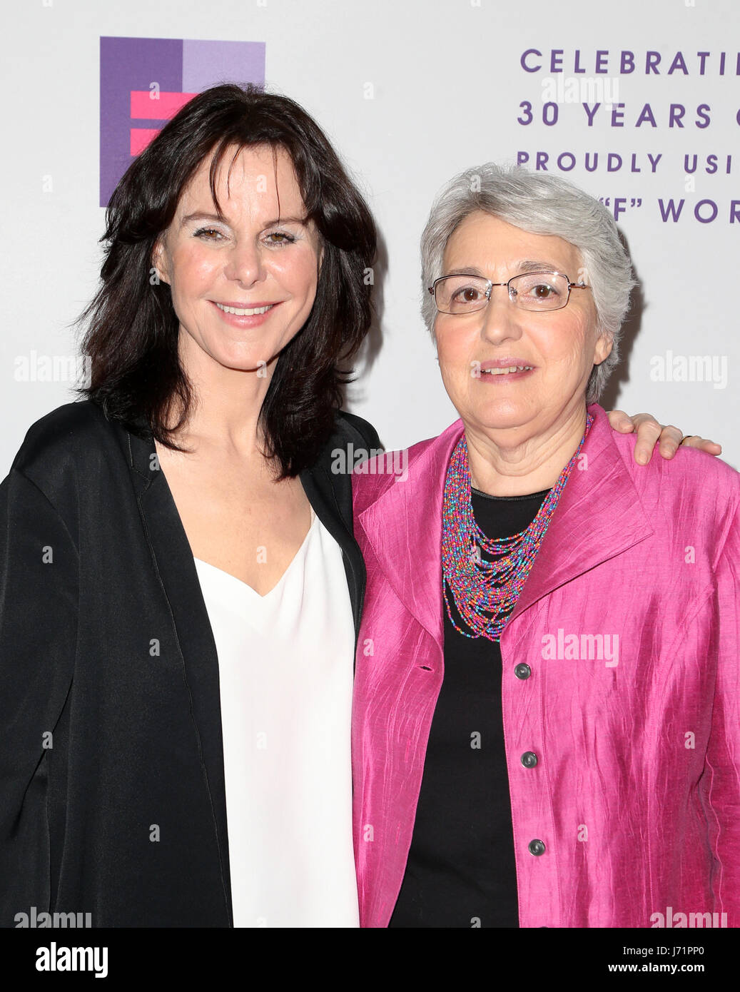 West Hollywood, Ca. 22nd May, 2017. Mavis Leno, Peg Yorkin, At Feminist ...