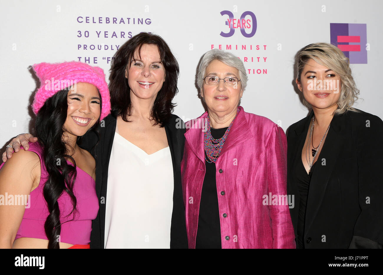 West Hollywood, Ca. 22nd May, 2017. Krista Suh, Mavis Leno, Peg Yorkin ...