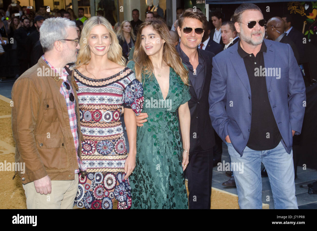 Sydney, Australia - 23rd May 2017: Tom Cruise, Russell Crowe, Sofia ...