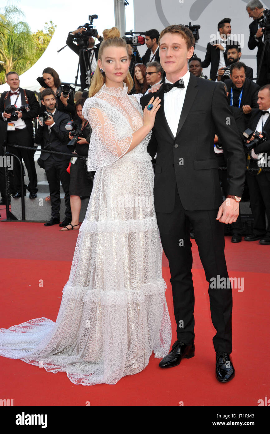 Cannes Frankreich 21st May 2017 Anya Taylor Joy And George Mackay