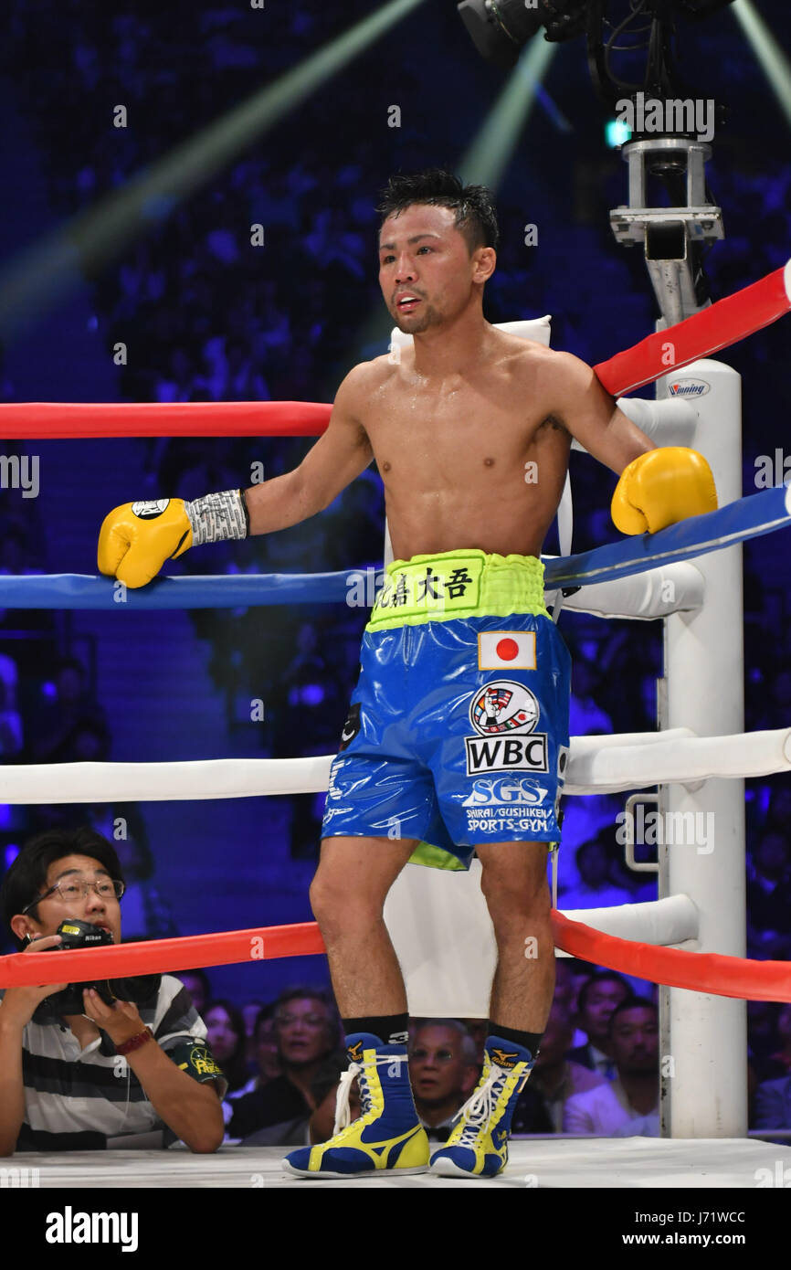 Daigo Higa (JPN), MAY 20, 2017 - Boxing : Daigo Higa of Japan waits in the neutral corner after ...