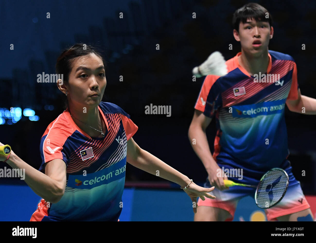 (170523) -- GOLD COAST, May 23, 2017 (Xinhua) -- Malaysia's Tan Kian ...