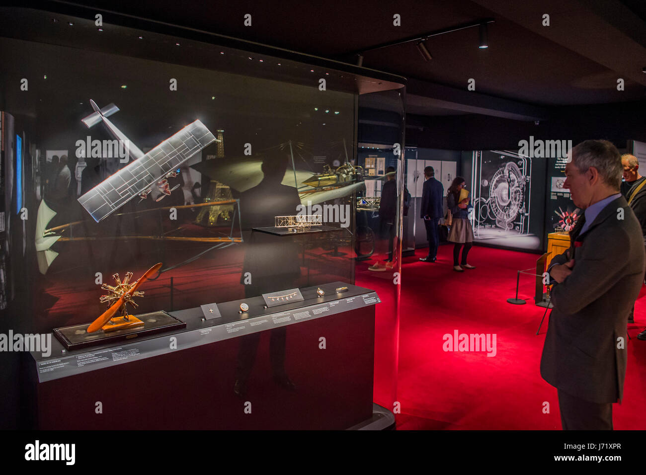 London, UK. 23rd May, 2017. Models of planes and engins from the early ...