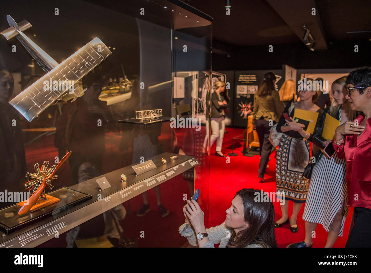 London, UK. 23rd May, 2017. Models of planes and engins from the early ...