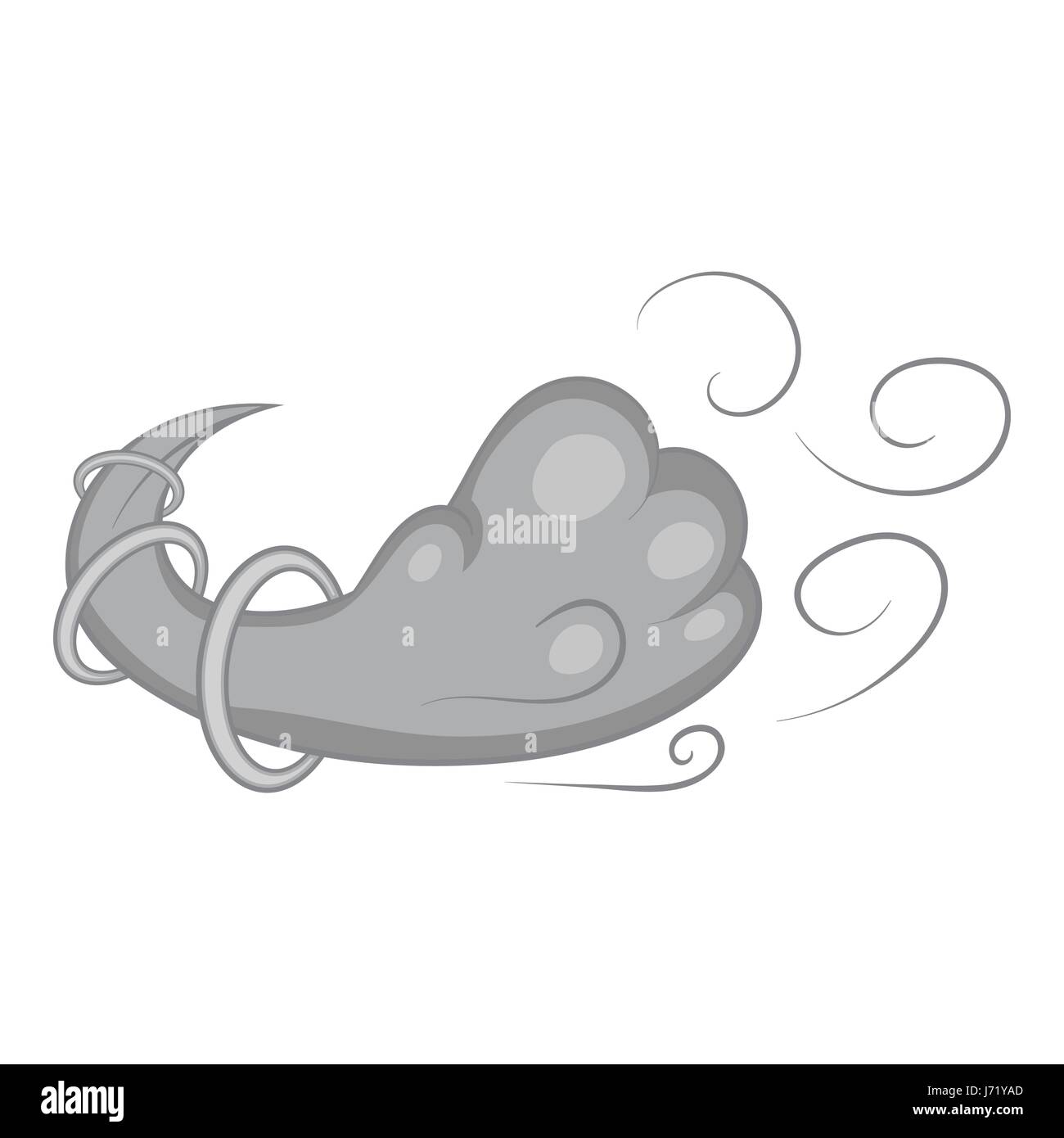 Snowstorm cold snow wind Cut Out Stock Images & Pictures - Alamy