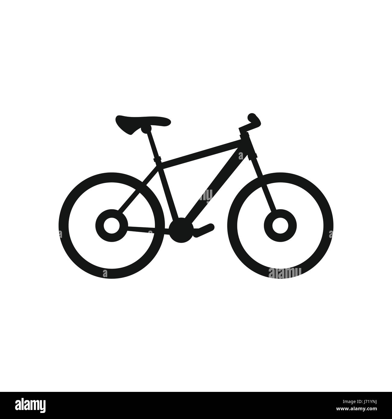 Track bike icon in Cut Out Stock Images & Pictures - Alamy