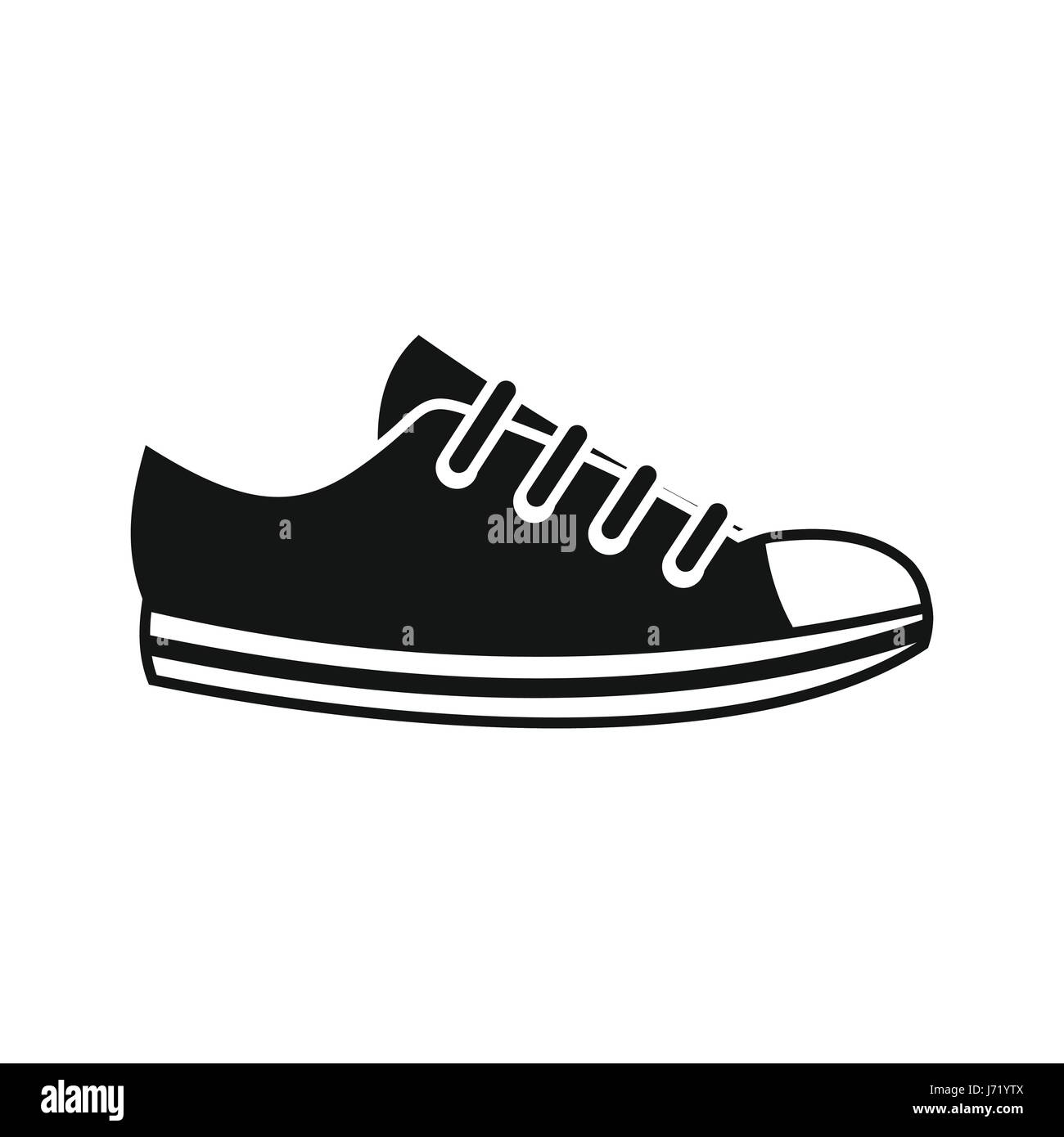 Canvas sneaker icon, simple style Stock Vector Image & Art - Alamy