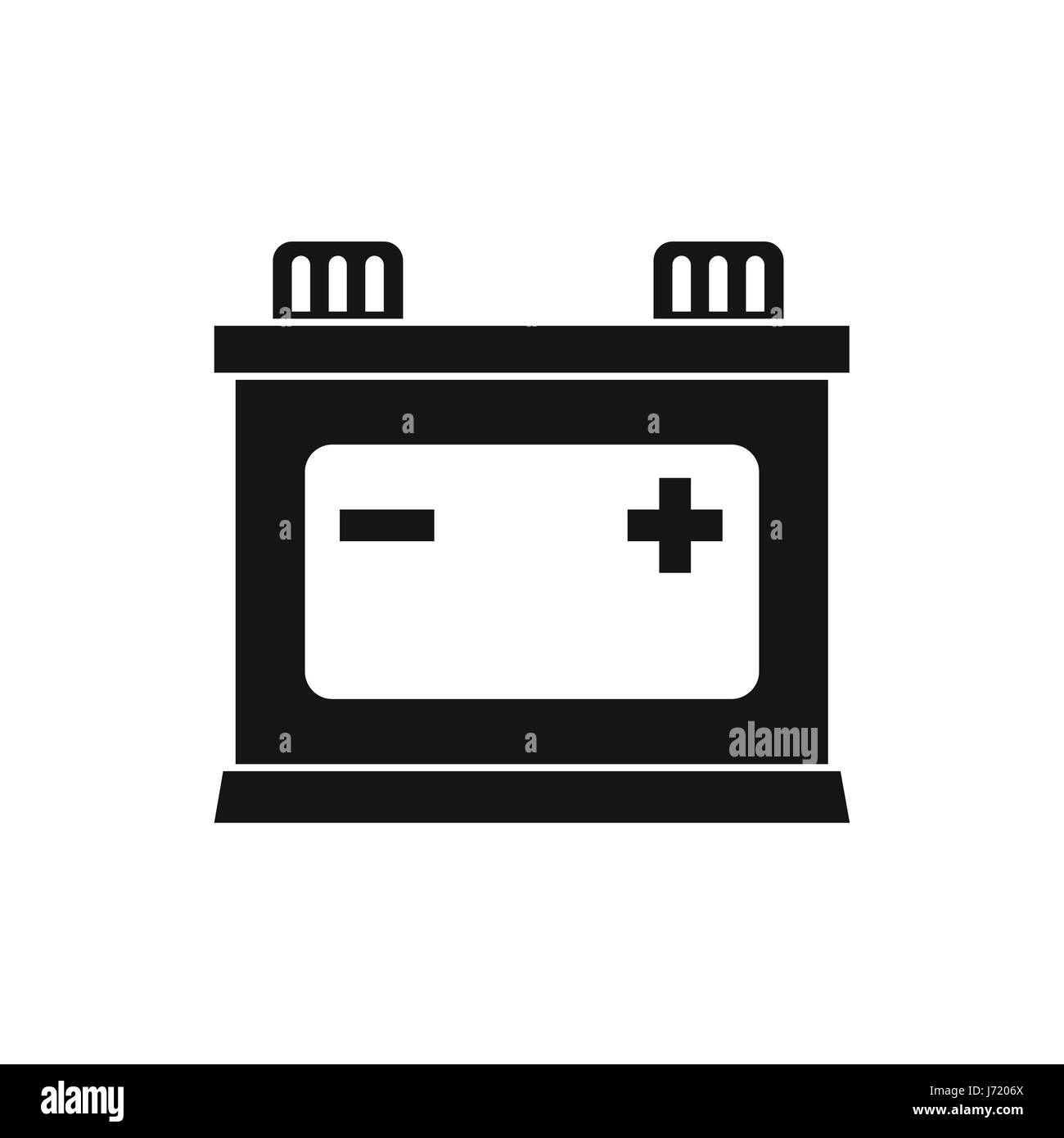 Car battery icon, simple style Stock Vector Image & Art - Alamy