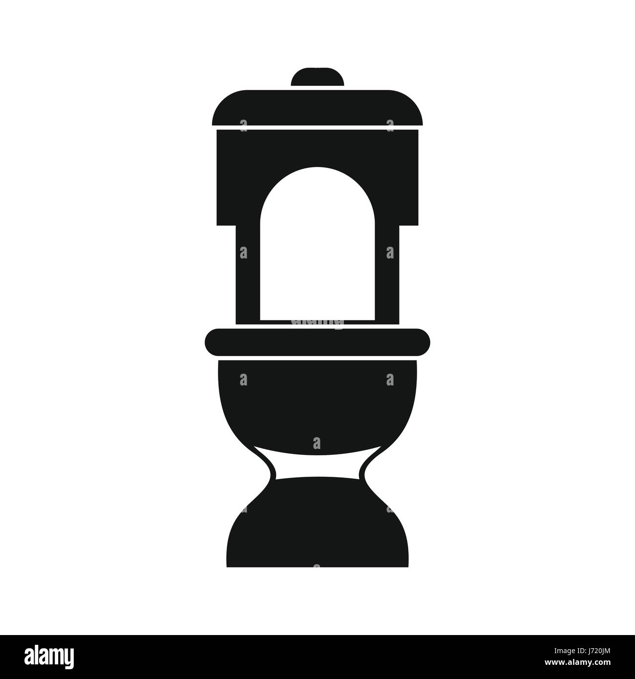 Ceramic toilet bowl in Cut Out Stock Images & Pictures - Alamy