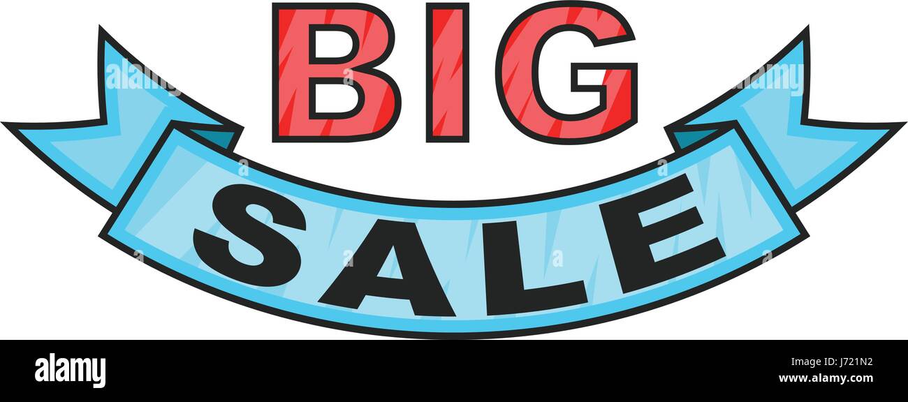Big sale design icon, cartoon style Stock Vector Image & Art - Alamy
