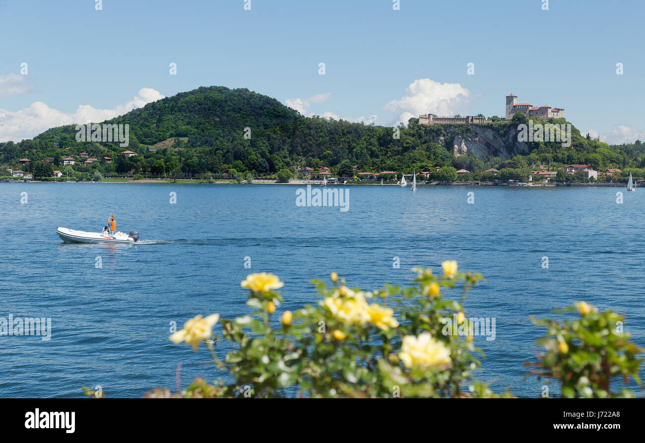 Lago Maggiore in Arona Stock Photo - Alamy