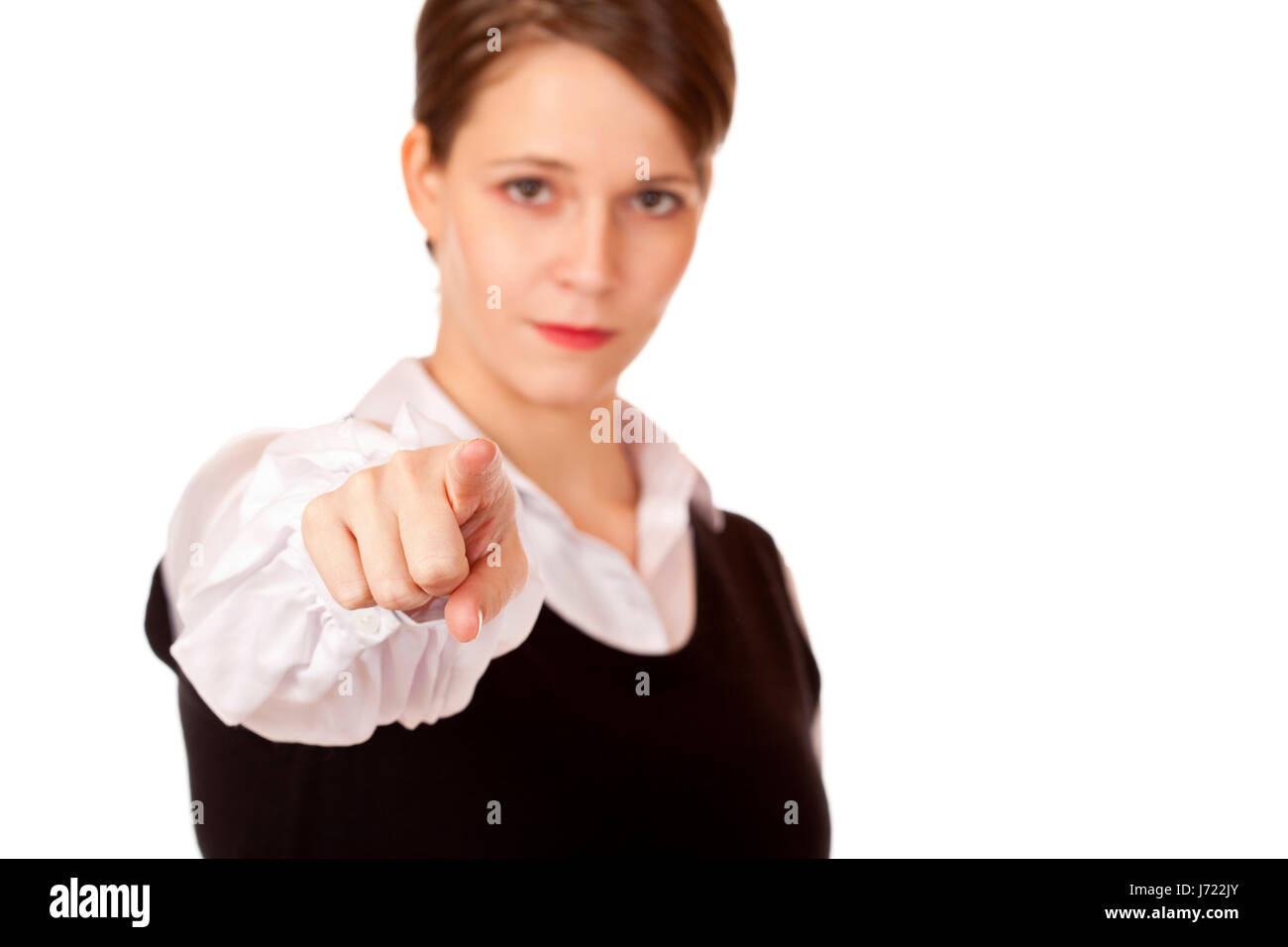Interpret finger pointing hi-res stock photography and images - Alamy
