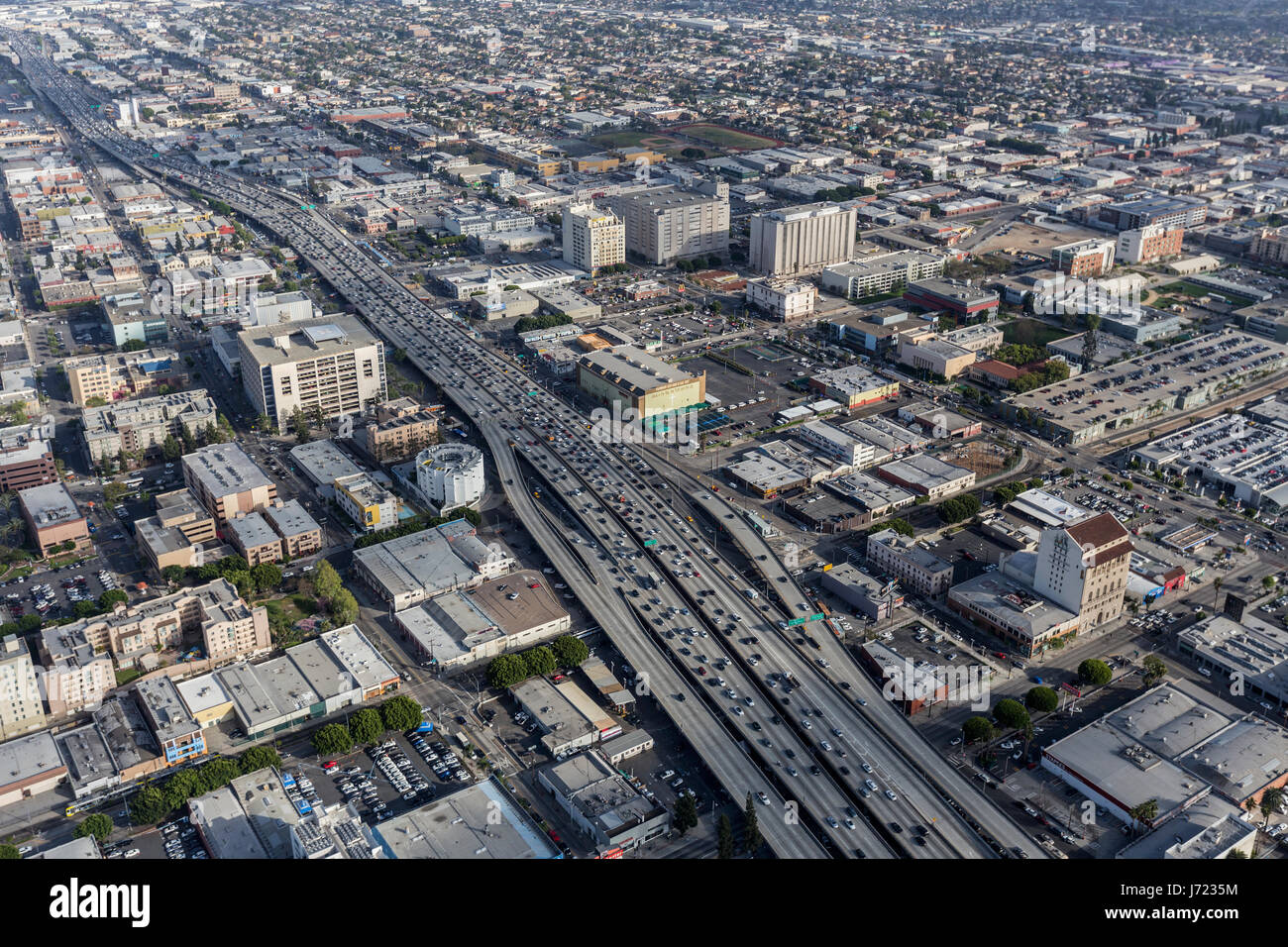 Santa monica freeway hi-res stock photography and images - Alamy