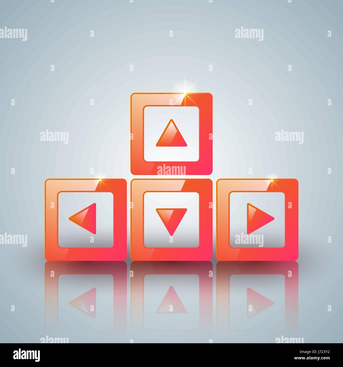 Keyboard arrows Stock Vector Images - Alamy