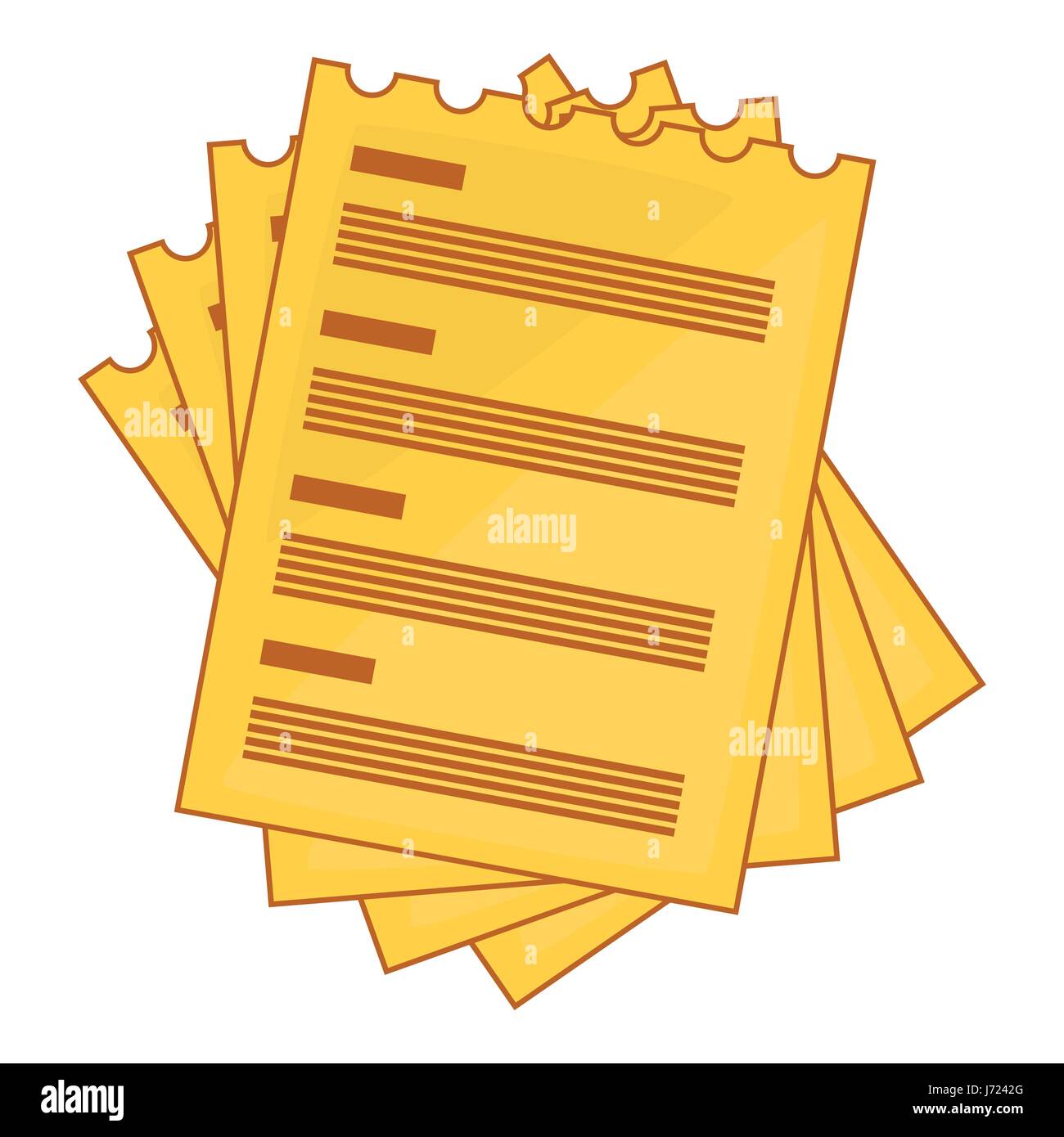 Four list icon, cartoon style Stock Vector Image & Art - Alamy