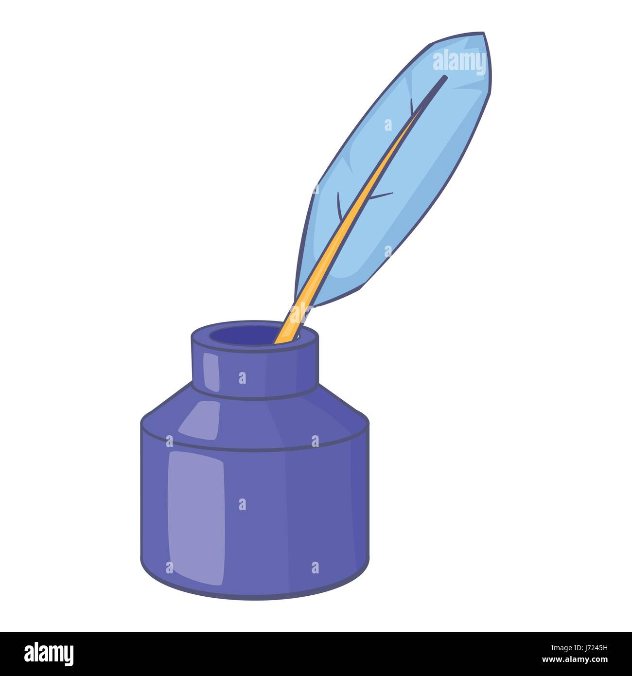 Bottle letter icon cartoon style hi-res stock photography and images ...