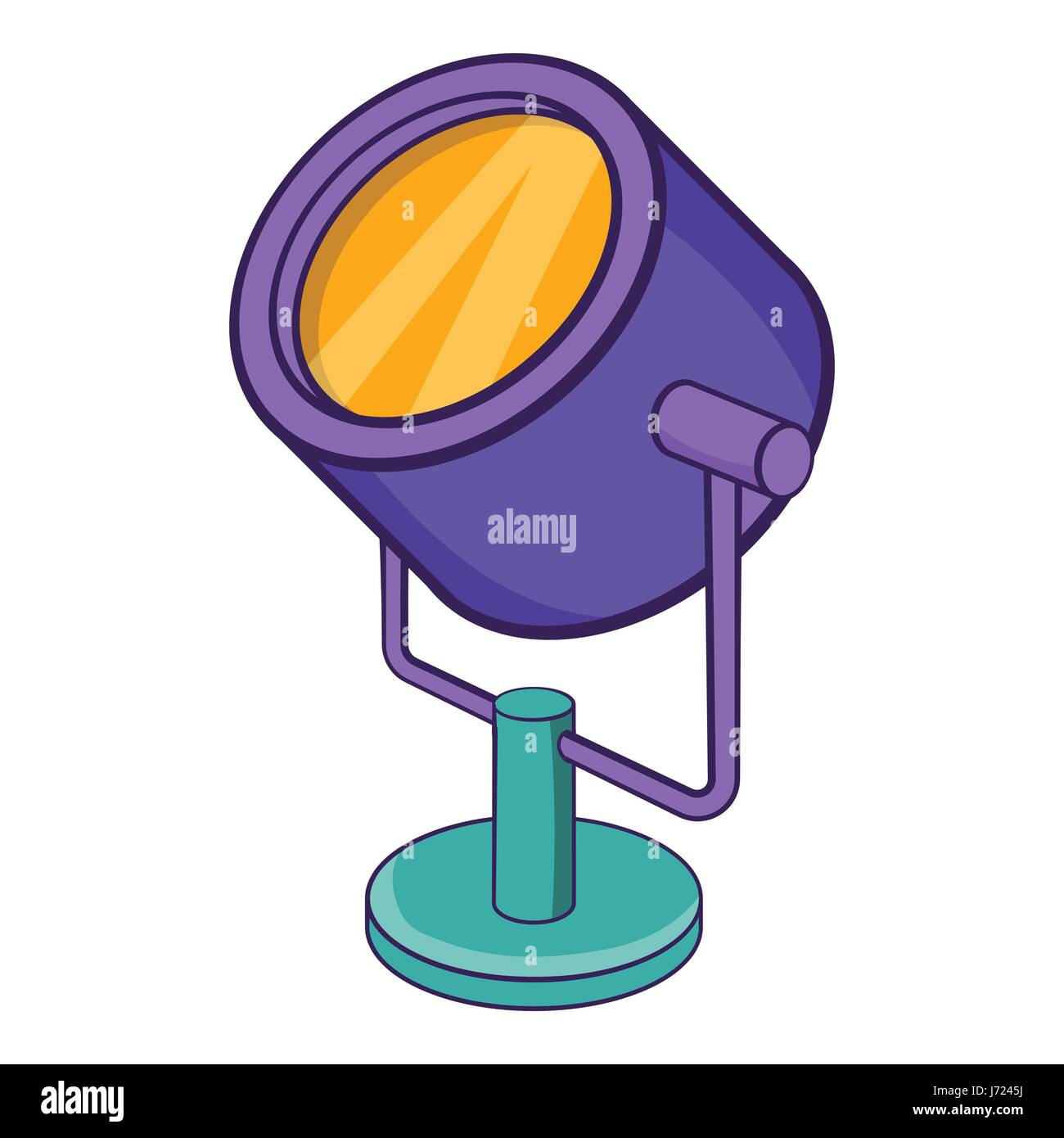 Spotlight icon, cartoon style Stock Vector Image & Art - Alamy
