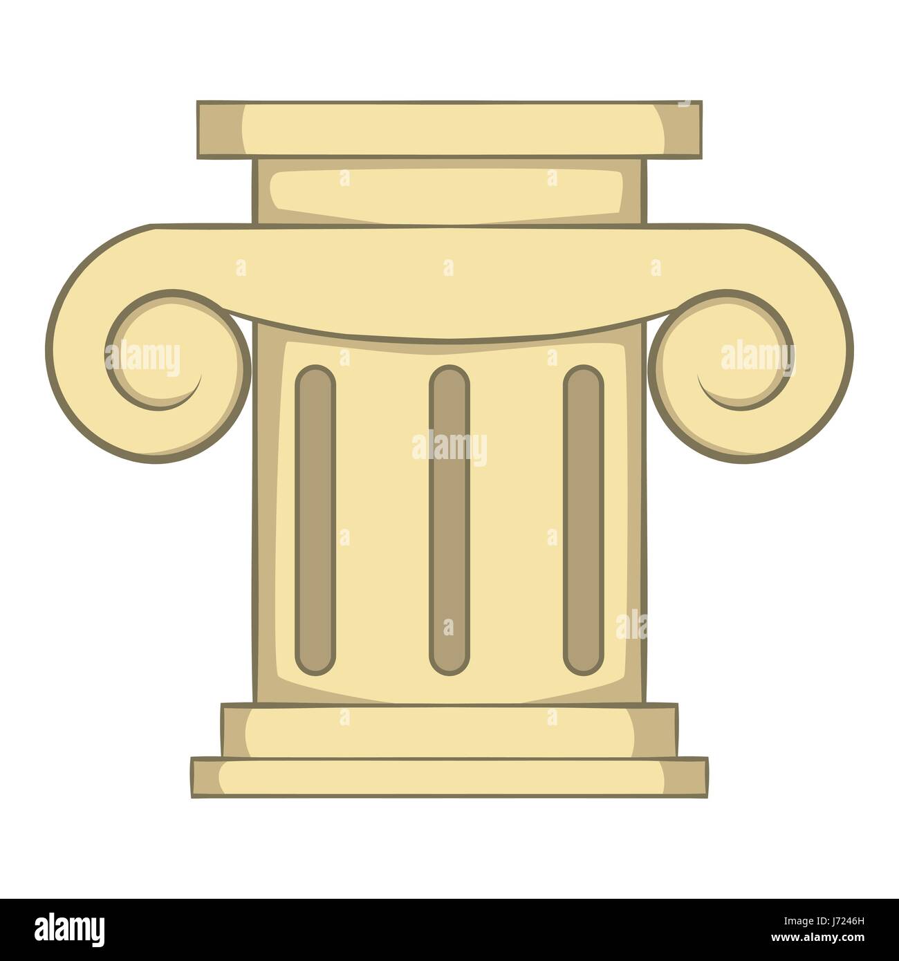 Roman column icon, cartoon style Stock Vector Image & Art - Alamy