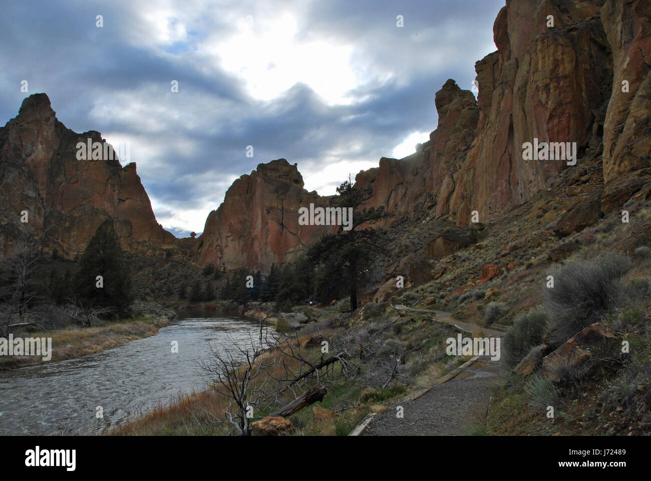 smith rock state park Stock Photo - Alamy