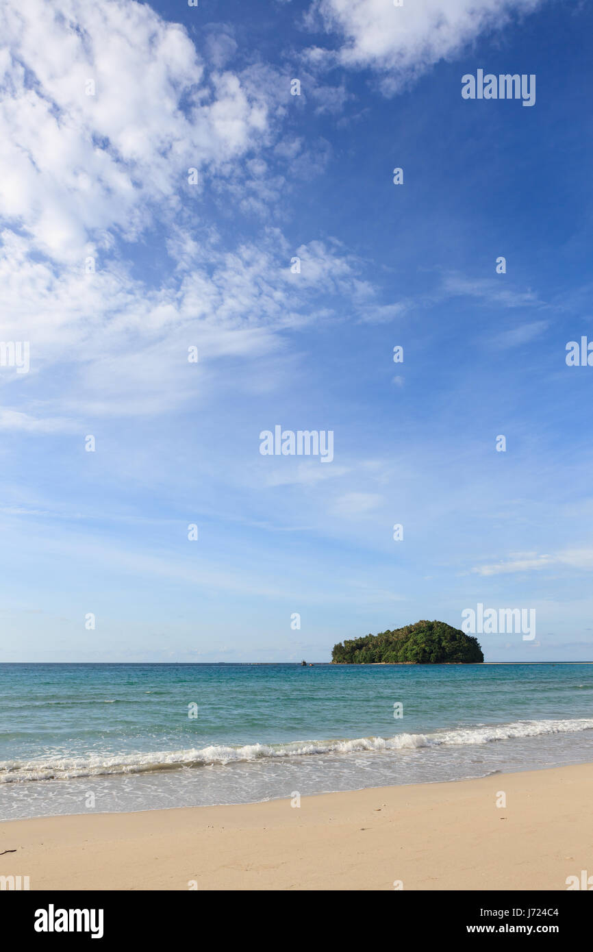 Kelambu beach near tip of borneo malaysia Stock Photo - Alamy