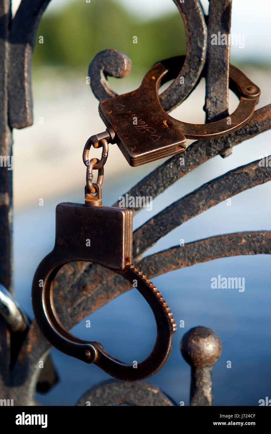 bracelet chain crime control arrest order big large enormous extreme ...