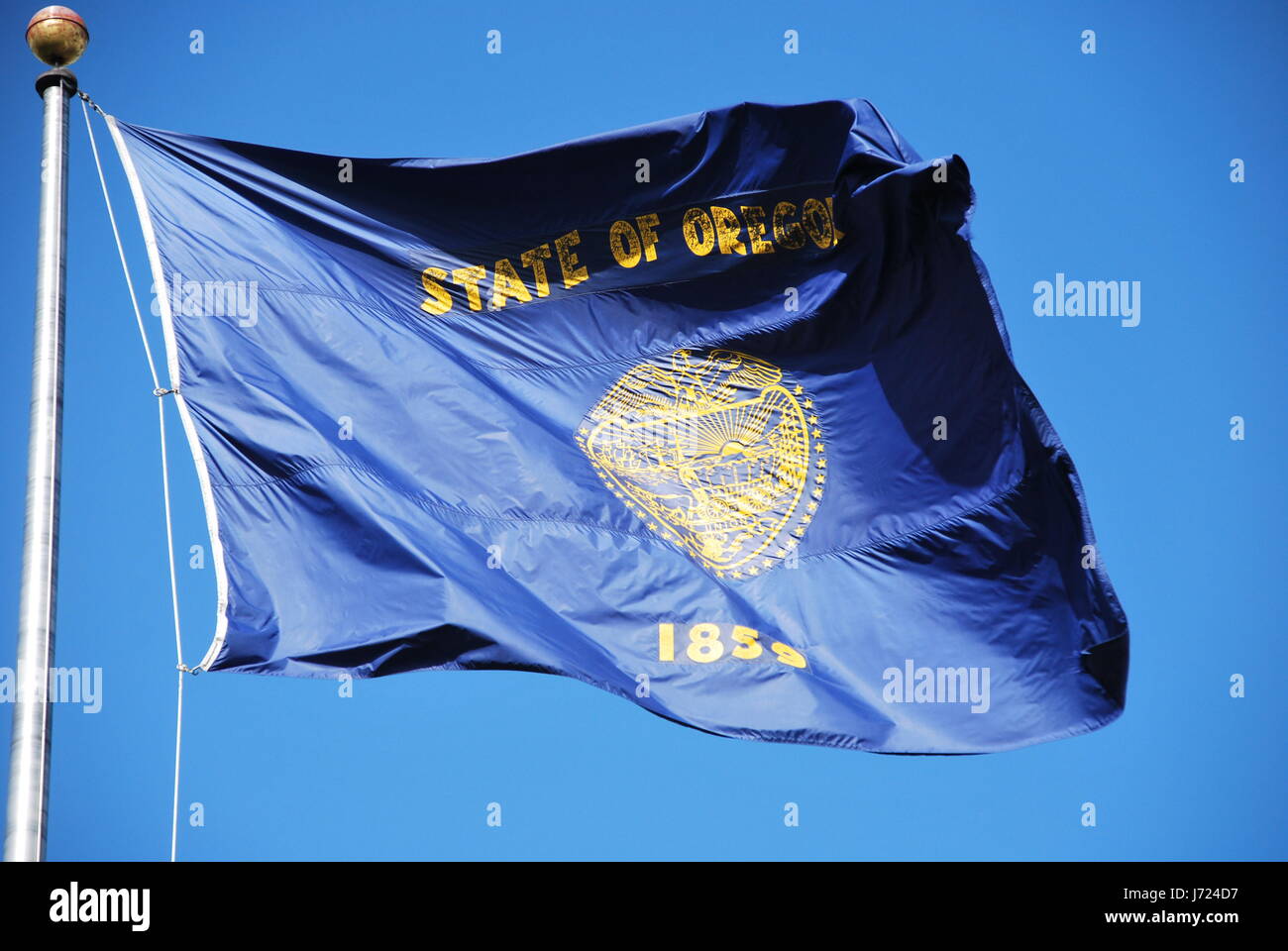 flag of oregon Stock Photo - Alamy