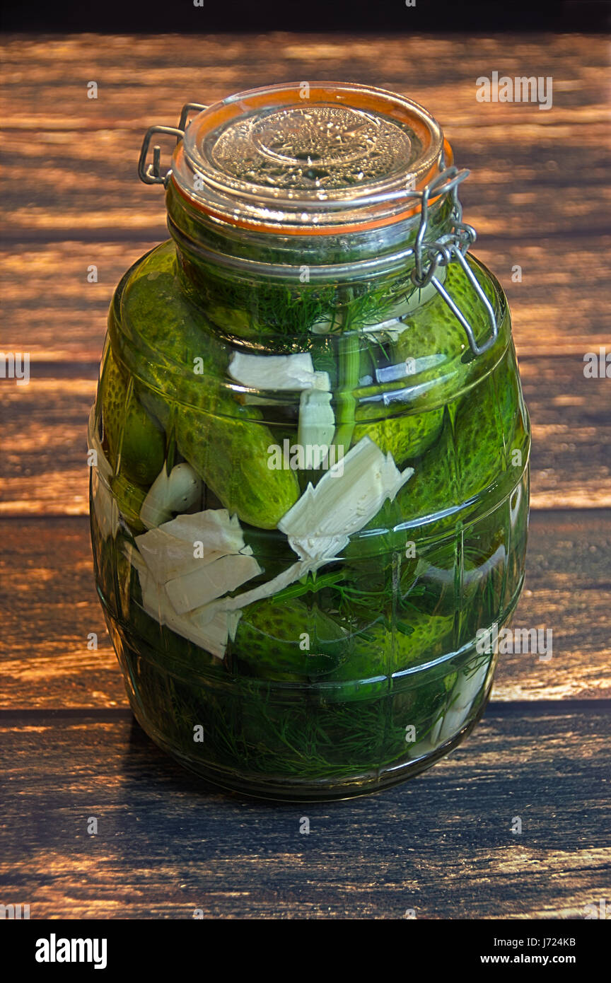 Cucumber jar hi-res stock photography and images - Alamy