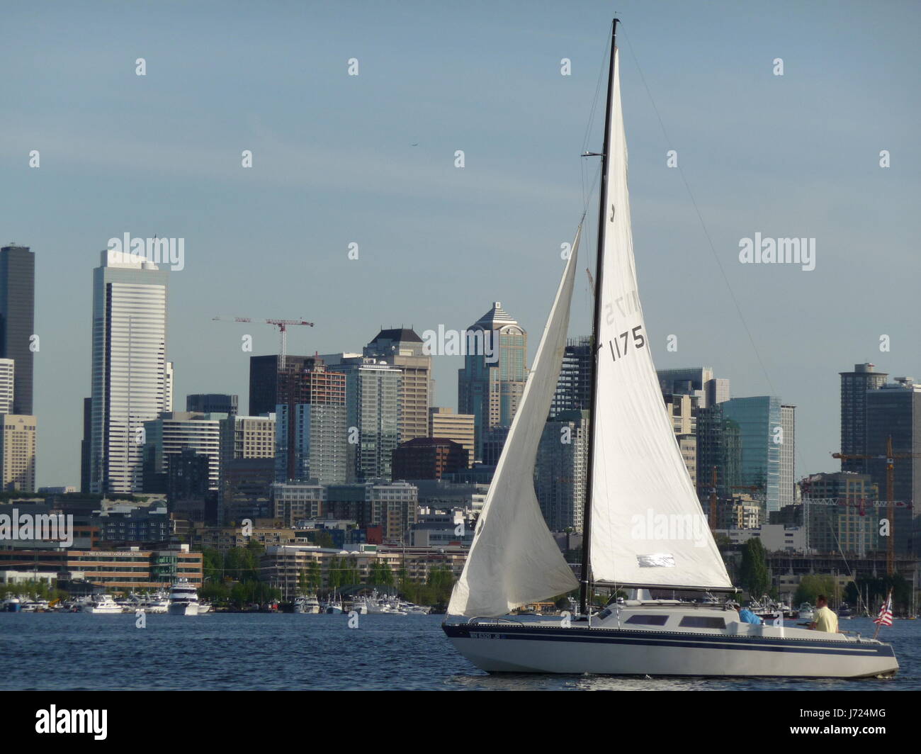 Seattle lake union rowing hi-res stock photography and images - Alamy