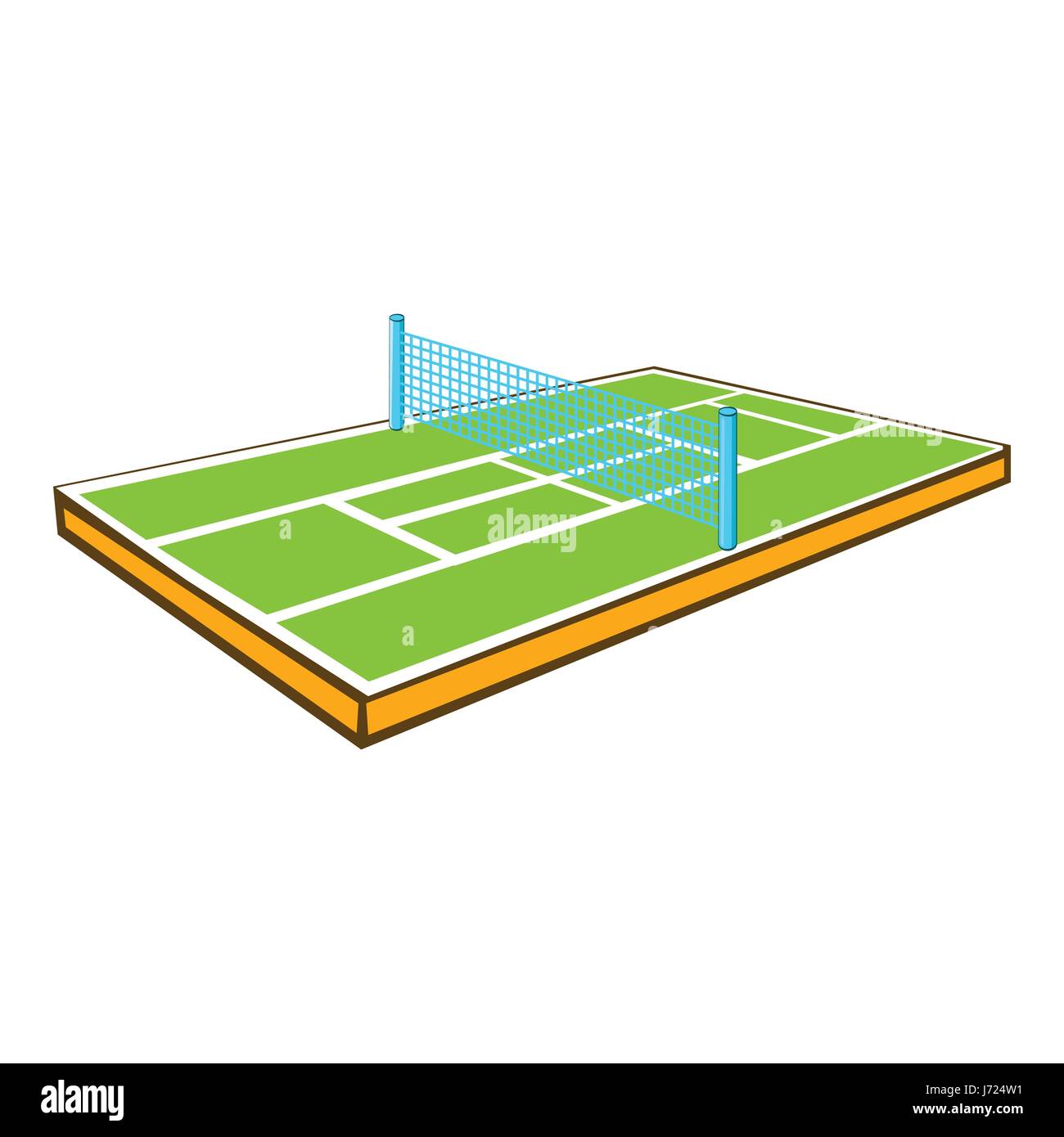 Tennis court icon, cartoon style Stock Vector Image & Art - Alamy